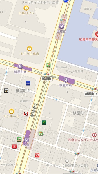 iPhone の Apple 純正マップがしばらく使っていないうちにだいぶ良くなってた。 | toshyon's posts